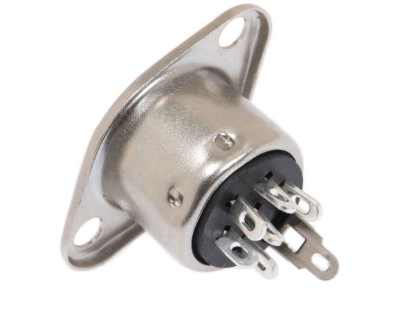 6 Pin Connector Chassis DIN 3 4 5 6 7 8 Pin Male Female Plug Solder