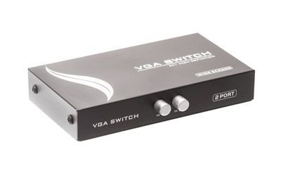 2-Way Manual VGA Switch Box | ShowMeCables.com