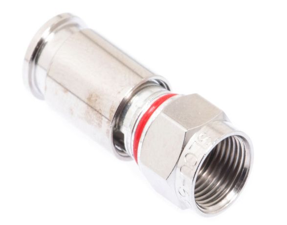 Holland SLCU-59 F-Type Male Compression Connector - RG59 | ShowMeCables.com