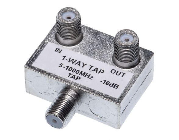 Single Port Coax Tab - 5 to 1000 MHz - 16dB | ShowMeCables.com