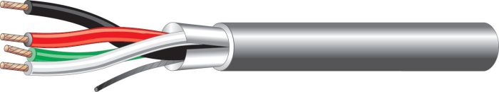 4 Conductor - 18 AWG - Stranded - Shielded - Plenum - Gray | West Penn ...