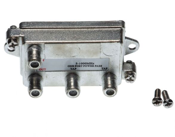 Dual Port Coax Tab - 5 to 1000 MHz - 24dB | ShowMeCables.com