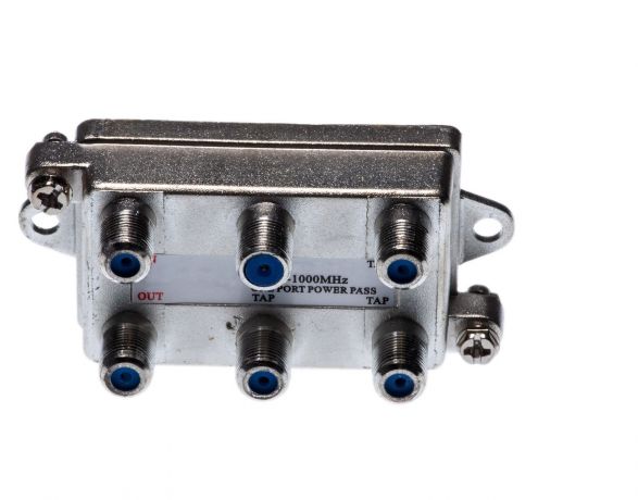 Quad Port Coax Tab - 5 to 1000 MHz - 24dB | ShowMeCables.com