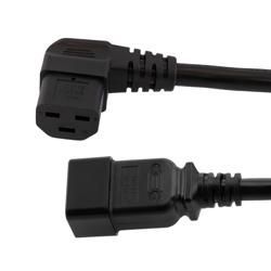 ShowMeCables IEC C20 to IEC C21 Right Angle High Temp Power Cord, 20 ...