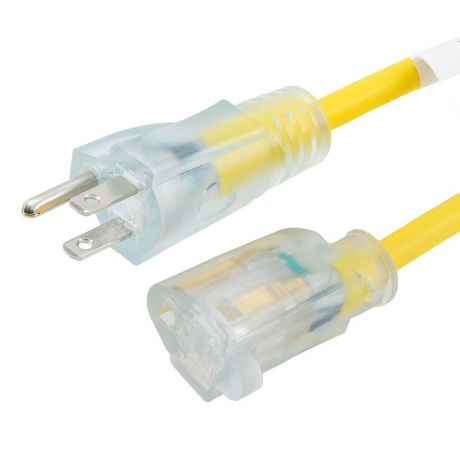 ShowMeCables N5-15P Male to N5-15R Female Indoor Extension Cord, SJT ...