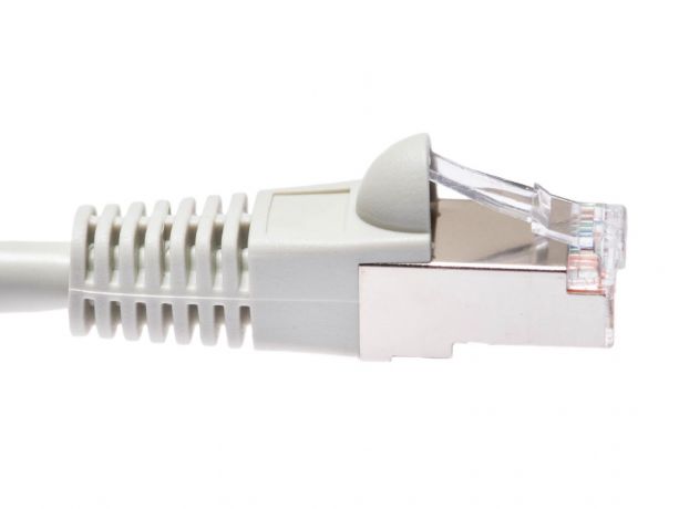 Shielded Cat5e Patch Cable - Gray – 5 FT | ShowMeCables.com