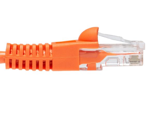 Standard Boot Cat6 Ethernet Patch Cable -Orange - 3 FT | ShowMeCables.com