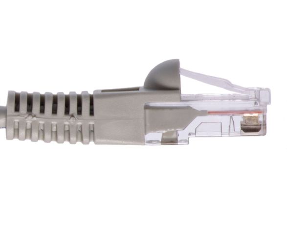 Standard Boot Cat6 Ethernet Patch Cable - Gray - 14 FT | ShowMeCables.com