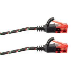 ShowMeCables Cat6a, Ethernet Cable, U/UTP, 34 AWG, Indoor, Slim Flat ...