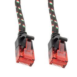 ShowMeCables Cat6a, Ethernet Cable, U/UTP, 34 AWG, Indoor, Slim Flat ...