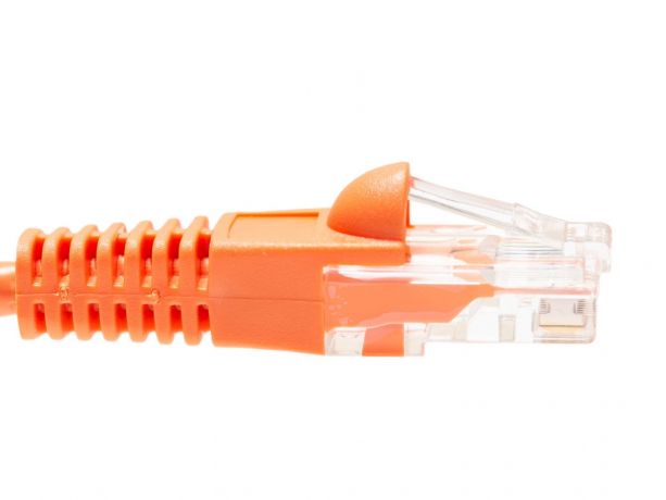 Cat6 Crossover Patch Cable - Orange - 10 FT | ShowMeCables.com
