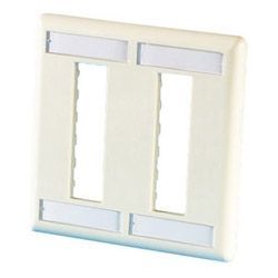 Ortronics TracJack Wall Plate | 40300555-99 Face Plate Double Gang ...