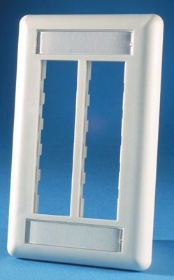 Ortronics TracJack Wall Plate | Face Plate Single Gang | ShowMeCables.com