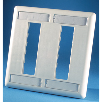 Ortronics TracJack Wall Plate | 40300555-88 Face Plate Double Gang ...