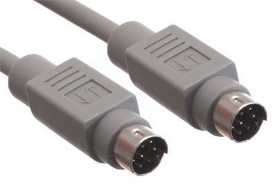 8 Pin Mini DIN Cable - 10FT Male to Male DIN Cables | ShowMeCables.com
