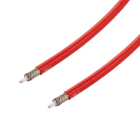 Times Microwave LMR-240-LLPX Plenum Coaxial Cable - RED- Per FT ...