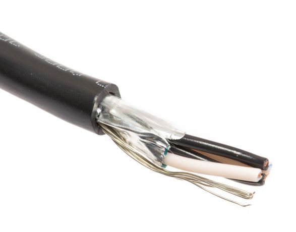20 AWG – Twisted Pair - 300V - Stranded Conductor – Overall Foil Shield ...