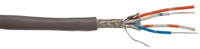 Belden 9842 - 2 Pair 24 AWG Shielded PVC Cable for EIA RS-485 | ShowMeCables.com