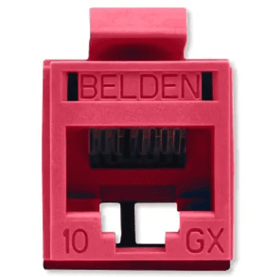 Belden REVConnect 10GX Modular Jack - T568 A/B - UTP | ShowMeCables.com