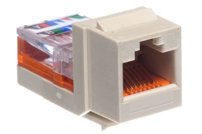 Panduit Netkey Cat5e RJ45 Universal Keystone - Electric Ivory ...