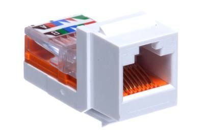 Panduit Netkey Cat5e RJ45 Universal Keystone - White | ShowMeCables.com