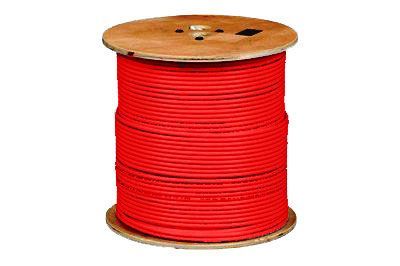 Cat6 Shielded Stranded PVC Cable - Red - 1000 FT | ShowMeCables.com