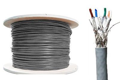 Cat7 Shielded Solid Plenum Cable | ShowMeCables.com