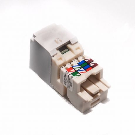 Panduit Cat6 Mini-Com TX6 RJ45 Keystone - White | ShowMeCables.com