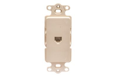 Decorex Insert- 1x RJ12- Ivory | ShowMeCables.com
