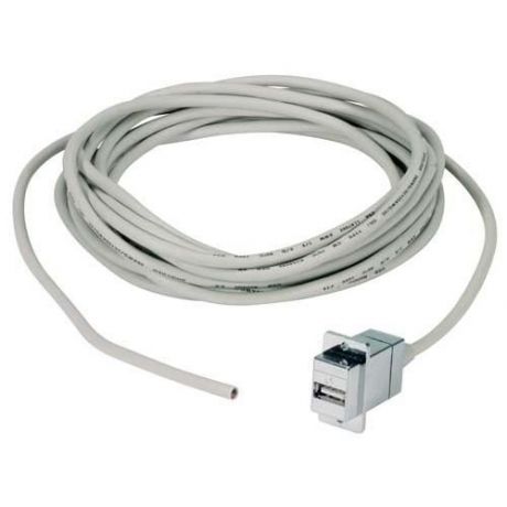 L-com USB Type A Female Panel Mount Coupler / 5 Mtr Cable ...