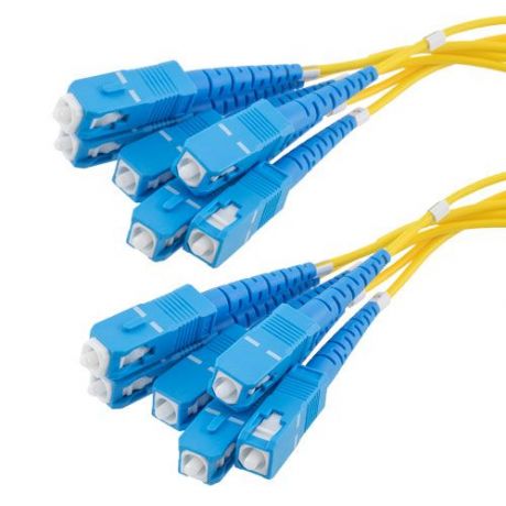 ShowMeCables Fiber Dist Cable, 6 Strand SC/UPC-SC/UPC OS2, 5mm Riser ...