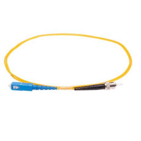 SC/ST 9/125 Singlemode | Simplex Fiber Patch Cable | Plenum | OS1 | 10 ...
