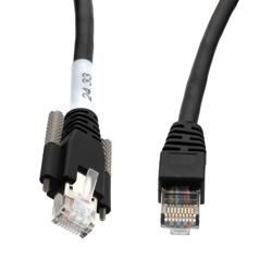 ShowMeCables Category 6A GigE Cable Assembly, RJ45 To RJ45 With Lock ...