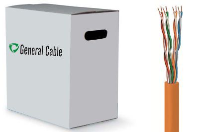 General GenSPEED 6000 Plenum Cat 6 CMP Cable Orange | ShowMeCables.com