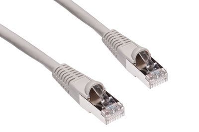 Shielded Cat6 Patch Cable - Gray - 50 FT | ShowMeCables.com