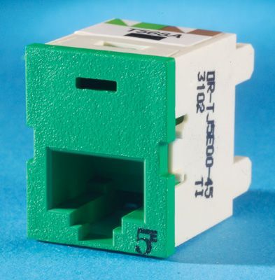 Ortronics Clarity 5E TracJack, T568A/B, 180 degree | ShowMeCables.com