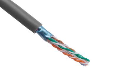 Cat6 Shielded Stranded PVC Cable - Gray - 1000 FT | ShowMeCables.com