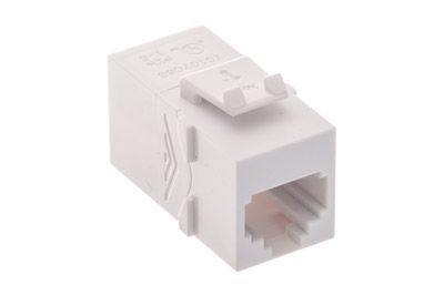 ICC RJ11 F/F Coupler Reverse Pinout - White | ShowMeCables.com