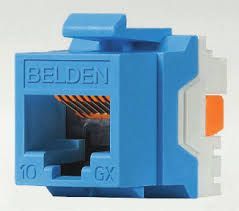 Belden Cat6a RJ45 KeyConnect 10GX Modular Jack | ShowMeCables.com