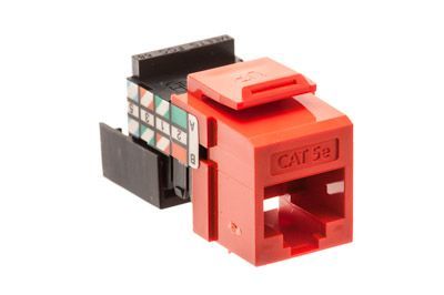 Leviton 5G108-RO5 GigaMax 5e QuickPort Connector - Orange ...