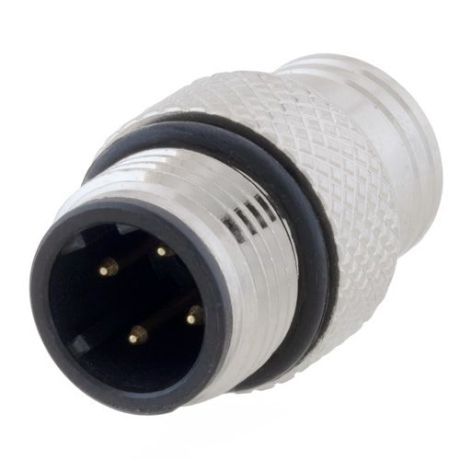 L-com M12 Connector | 4 Position A-Code | ShowMeCables.com