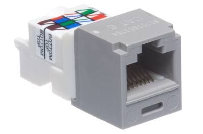 Panduit Cat6 Mini-Com TX6 RJ45 Keystone - International Gray ...