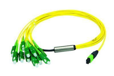 15M MTP Fiber- MPO to LC APC Singlemode | ShowMeCables.com