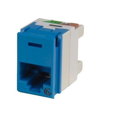 Category 6 panel jack | rear load T568A/B univeresal wiring ...
