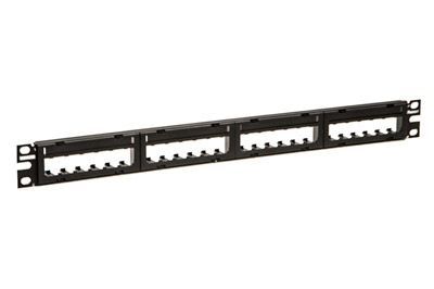 Panduit Mini-Com Blank Patch Panel - 24 Port | ShowMeCables.com