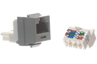 Panduit Netkey Cat6 Universal Keystone - International Gray ...