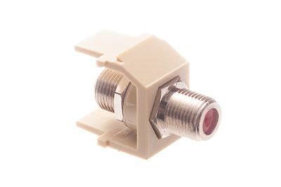 Panduit Netkey F Type F/F Coupler Keystone - Electric Ivory ...