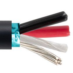 L-com Shielded Power Bulk Tray Cable, Exposed Run, 2 Conductor 10AWG ...