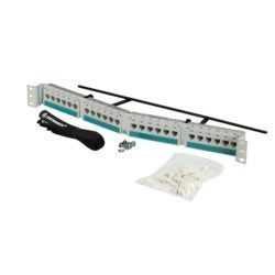 Ortronics Clarity 6 | PHA66U24-W Networking Angled Patch Panel ...