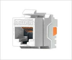 Belden Cat5e RJ45 KeyConnect Modular Jack - White (TIA 606 ...
